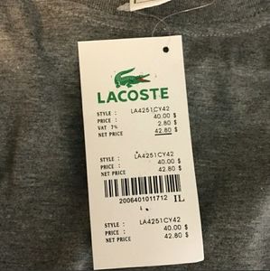 Lacoste | Shirts | Rare Lacoste Tshirt | Poshmark